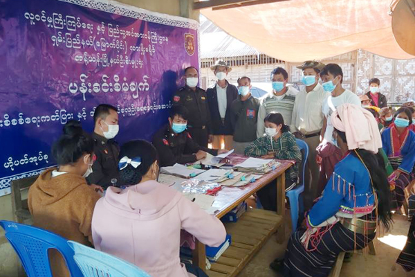 တန့်ယန်းမြို့နယ်၊ ဟိုပတ်ကျေးရွာအုပ်စုတွင် ပန်းခင်းစီမံချက်ဖြင့် ကွင်းဆင